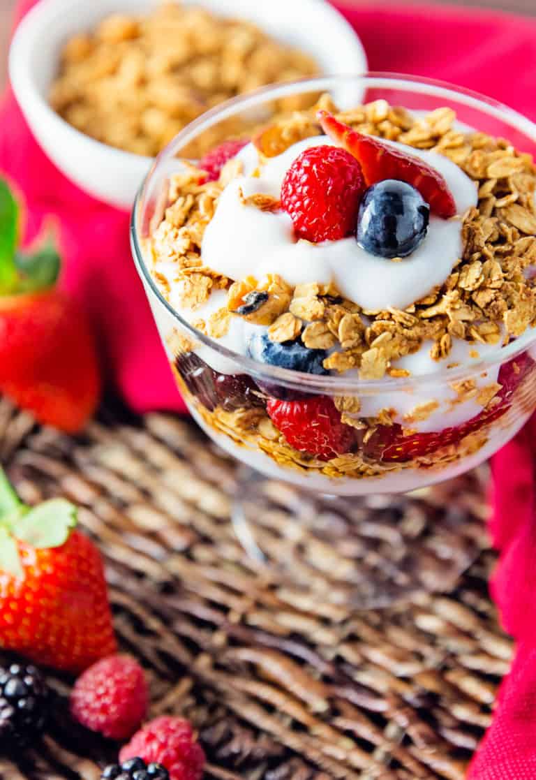 Maple Berry Parfait - Monkey and Me Kitchen Adventures