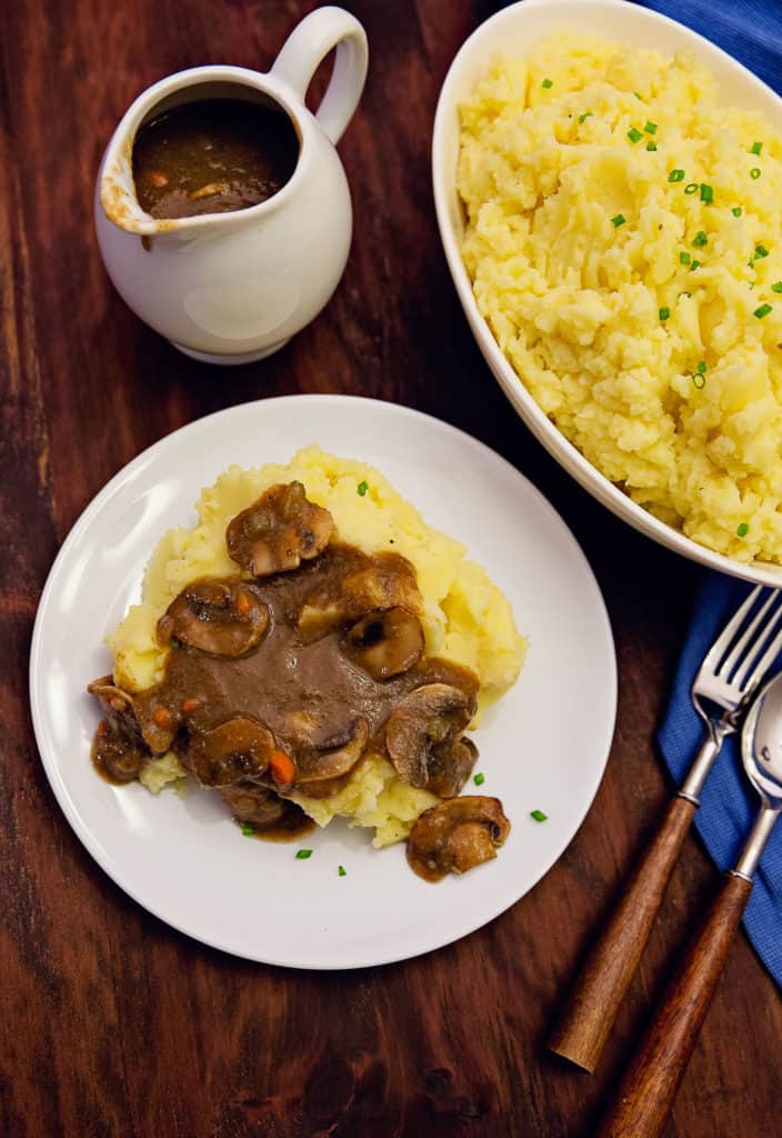 Mushroom Gravy - Monkey and Me Kitchen Adventures