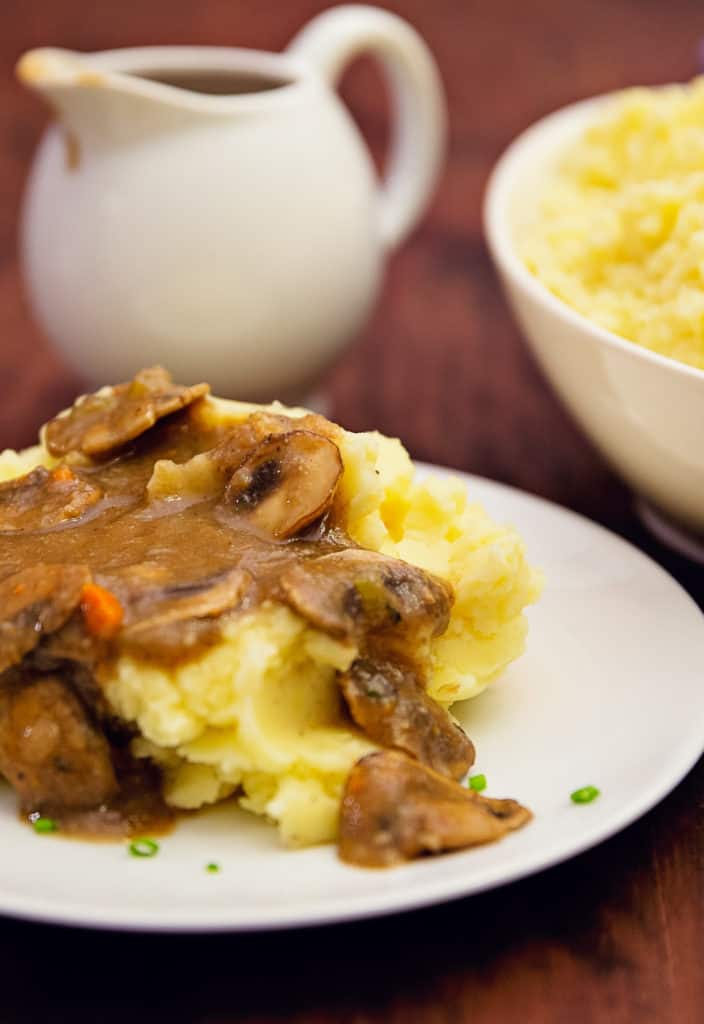 Mushroom Gravy - Monkey and Me Kitchen Adventures