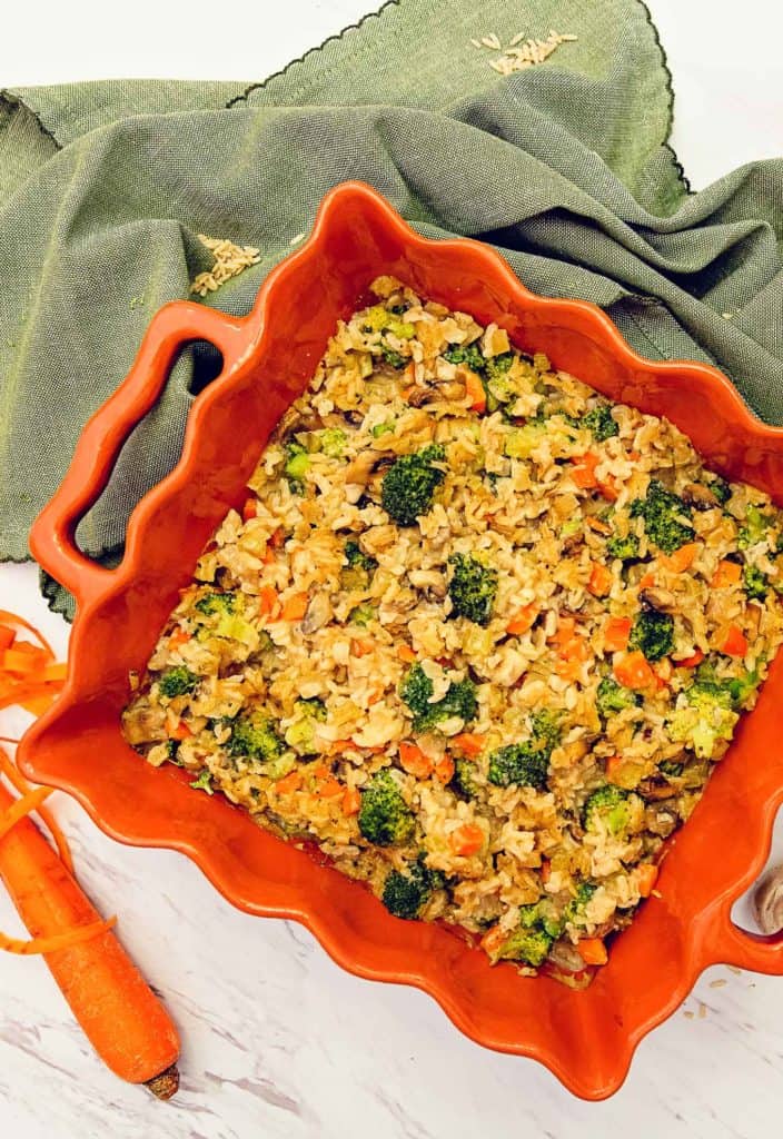 Veggie Rice Casserole - Monkey and Me Kitchen Adventures