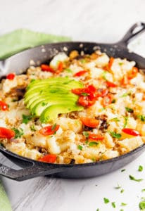 Hash Brown Potato Bowl - Monkey and Me Kitchen Adventures