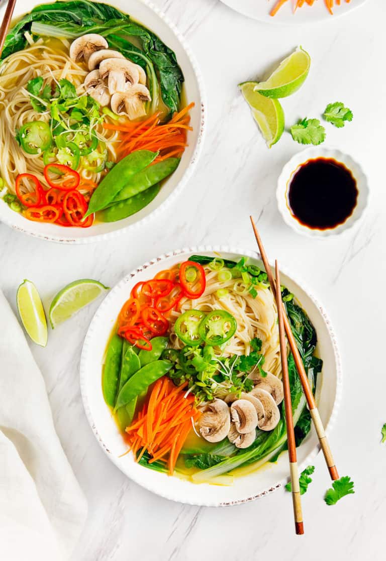 Vegan Pho - Monkey and Me Kitchen Adventures