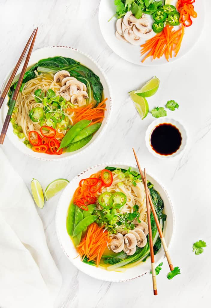 Vegan Pho - Monkey and Me Kitchen Adventures