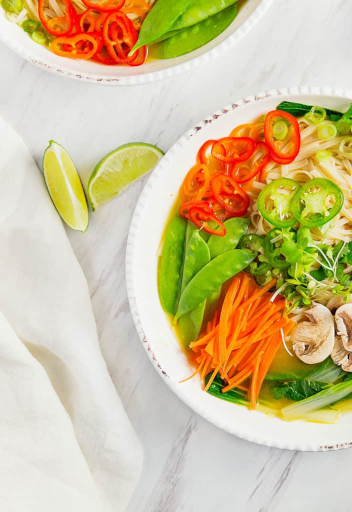 Vegan Pho - Monkey and Me Kitchen Adventures