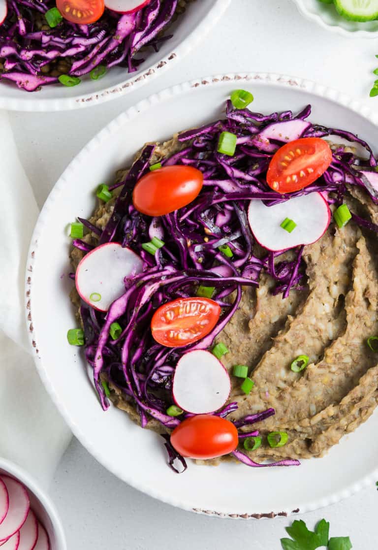 Mjedra - Lebanese Lentil and Rice - Monkey and Me Kitchen Adventures