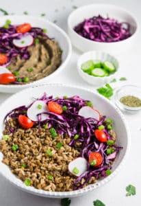 Mjedra - Lebanese Lentil and Rice - Monkey and Me Kitchen Adventures