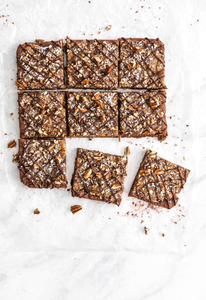 German Chocolate Bars - Monkey and Me Kitchen Adventures