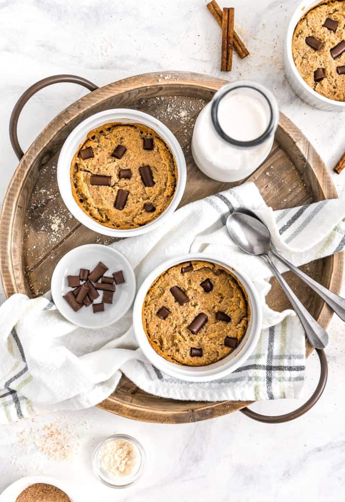 Caramel Chocolate Chip Deep Dish Cookie - Monkey and Me Kitchen Adventures