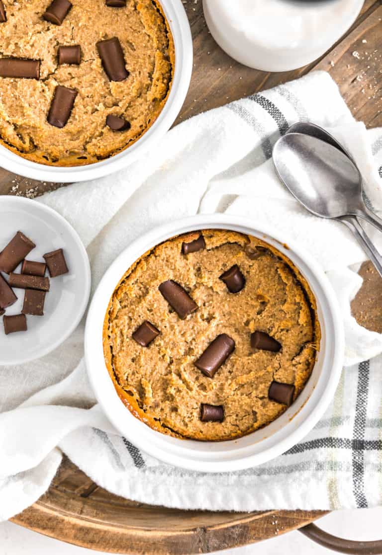 Caramel Chocolate Chip Deep Dish Cookie - Monkey and Me Kitchen Adventures