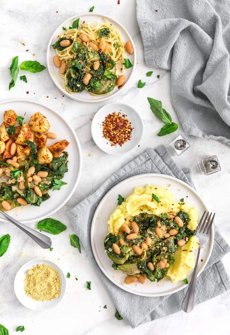 Italian Greens and Beans - Monkey and Me Kitchen Adventures