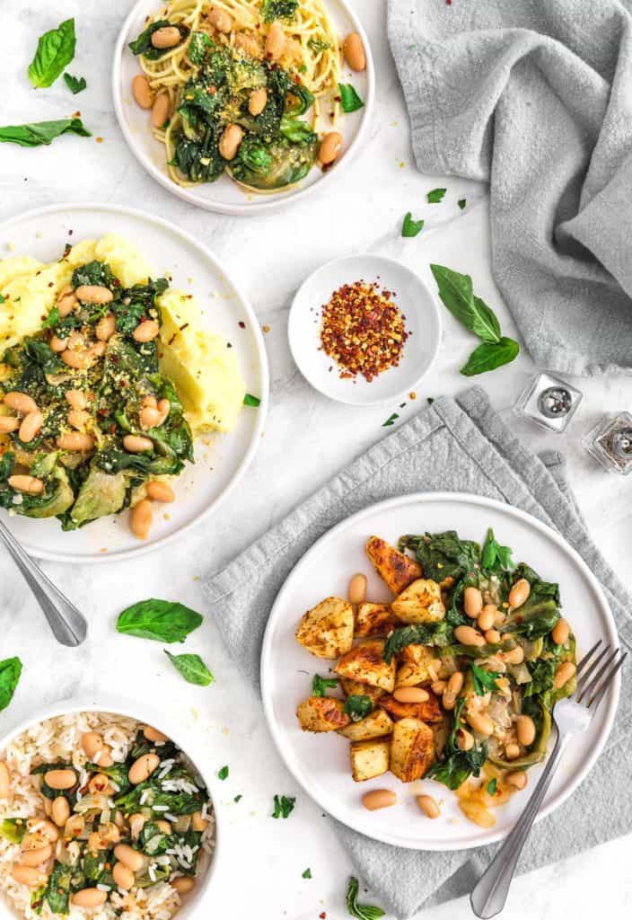 Italian Greens and Beans - Monkey and Me Kitchen Adventures