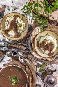 Fast and Easy Vegan Gravy - Monkey and Me Kitchen Adventures