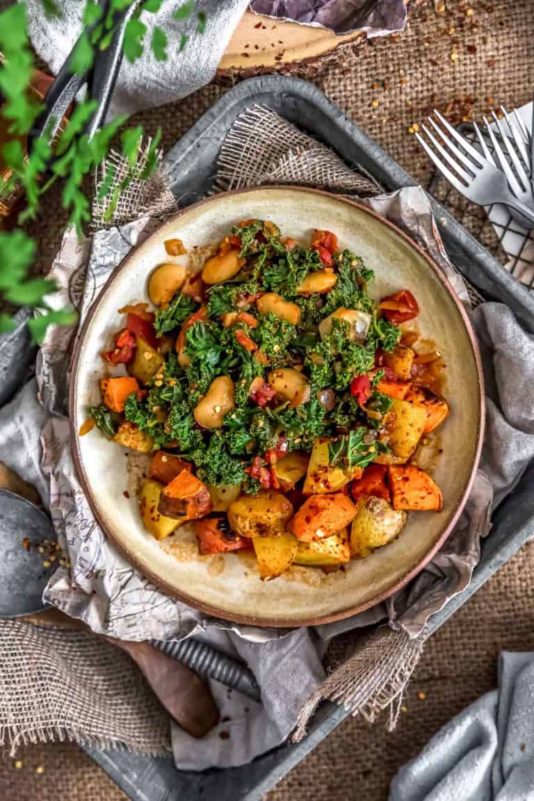 Southern Kale and Butter Beans - Monkey and Me Kitchen Adventures