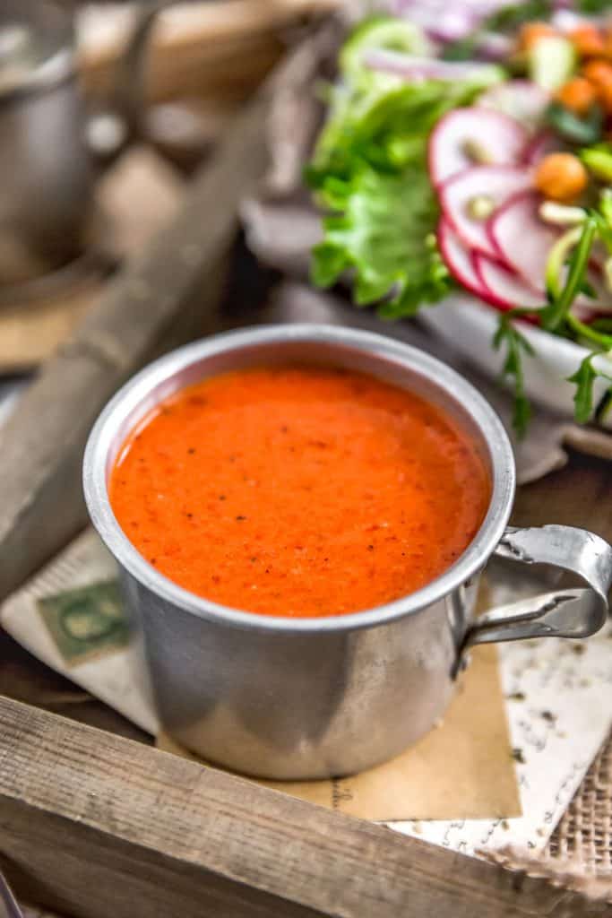 Roasted Red Pepper Vinaigrette - Monkey and Me Kitchen Adventures