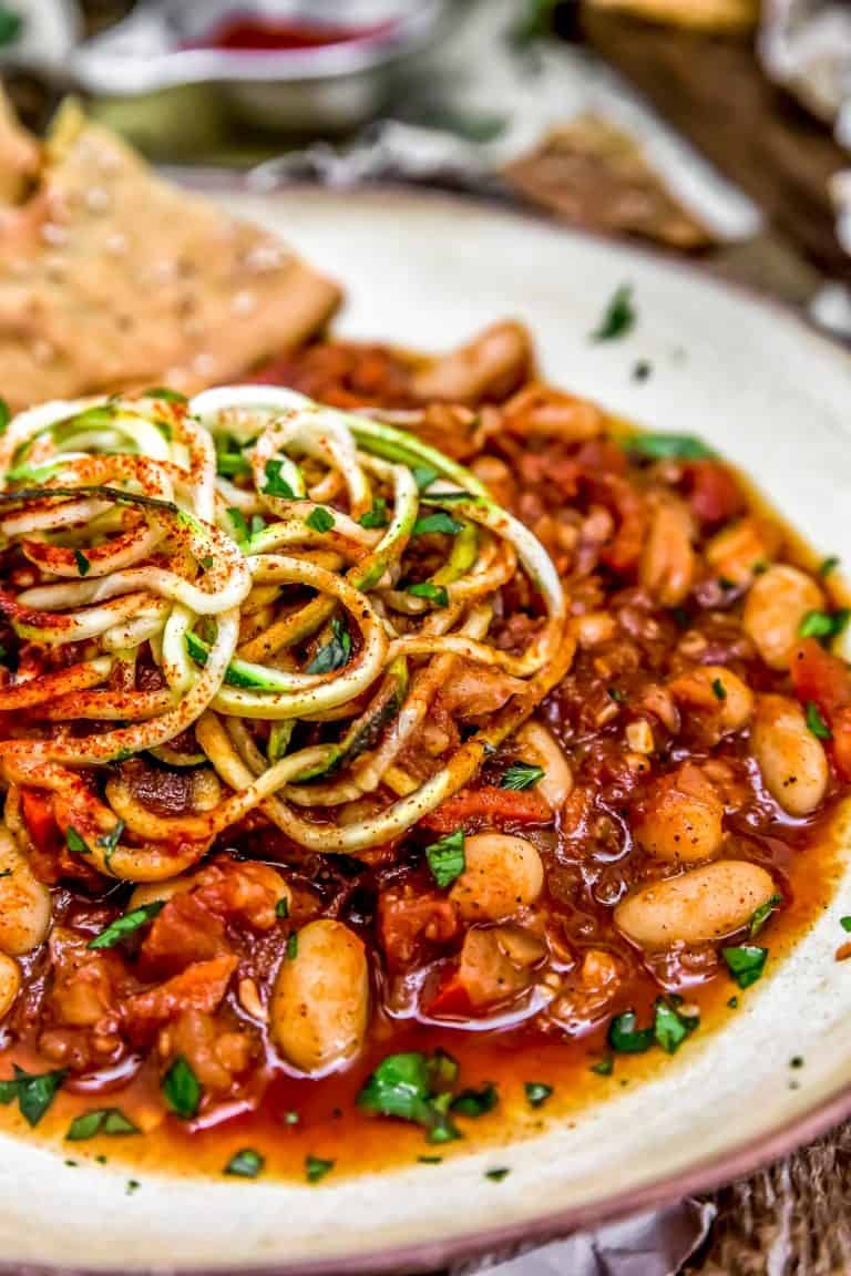 Vegan Veggie Shakshuka - Monkey and Me Kitchen Adventures