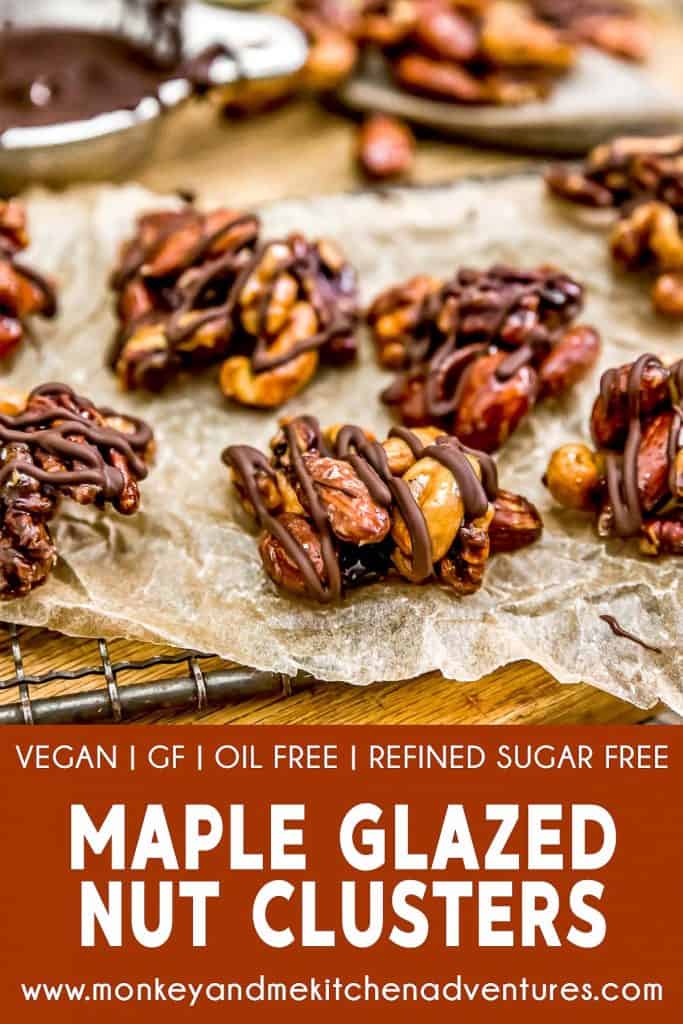 Maple Glazed Nut Clusters - Monkey and Me Kitchen Adventures