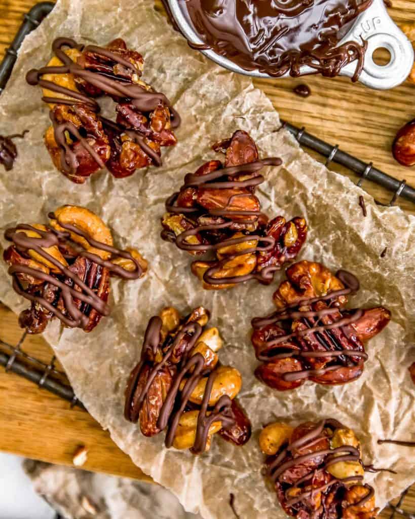 Maple Glazed Nut Clusters - Monkey and Me Kitchen Adventures