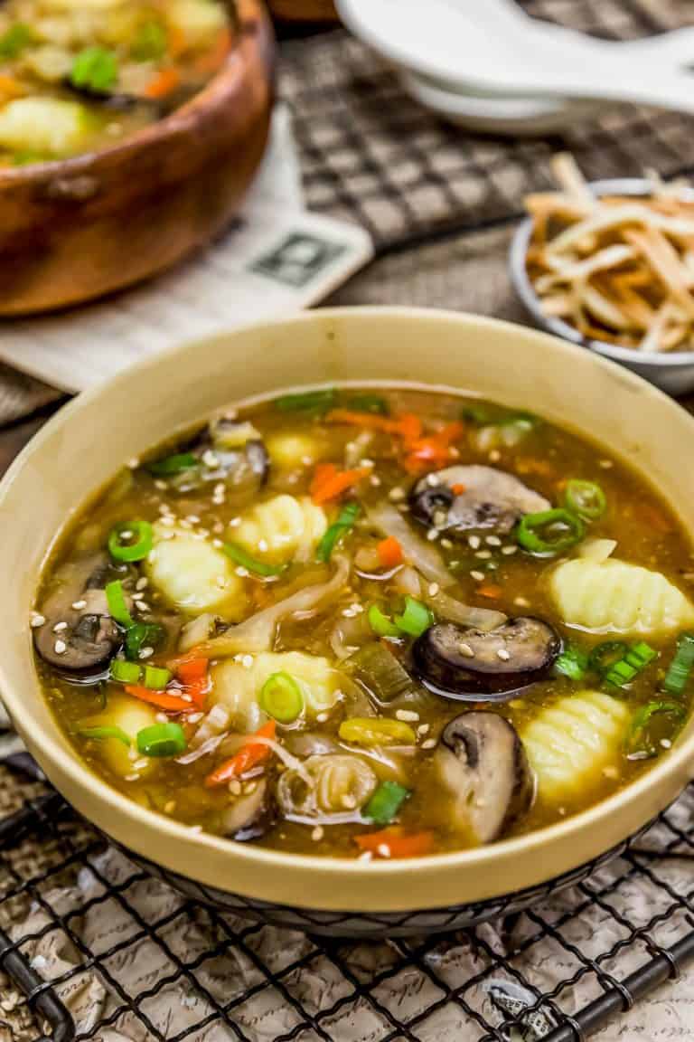 Deconstructed Vegan Wonton Soup - Monkey and Me Kitchen Adventures