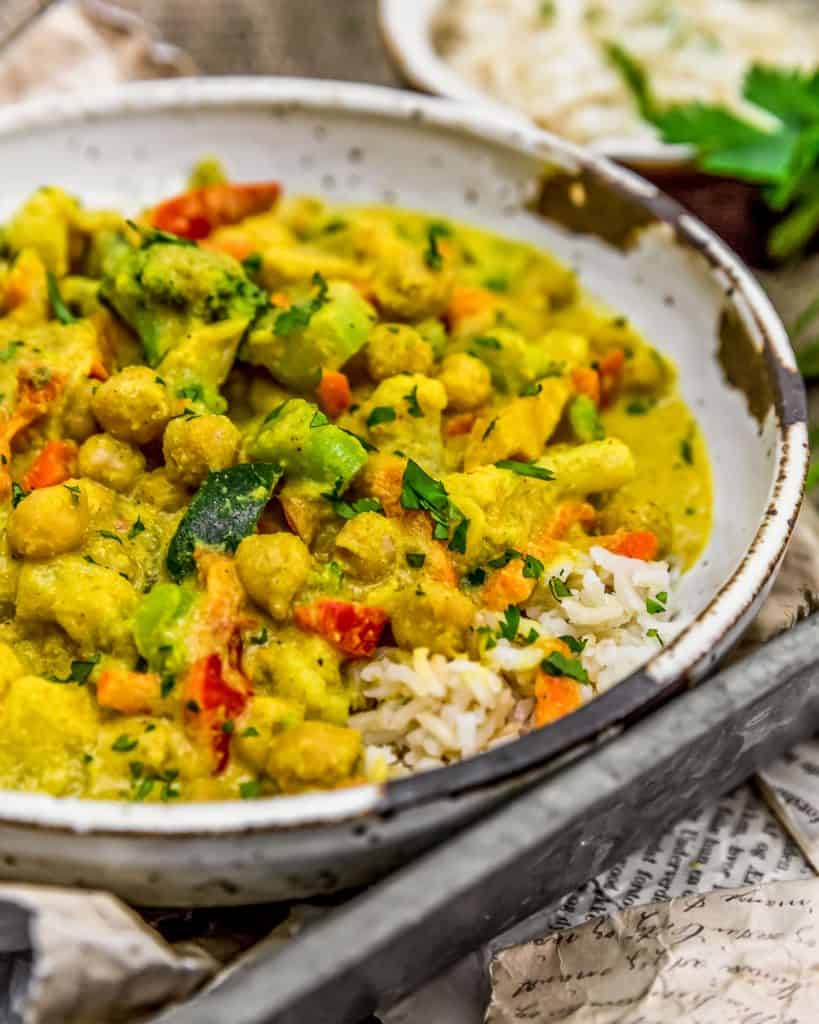 Easy Vegetable Korma - Monkey and Me Kitchen Adventures