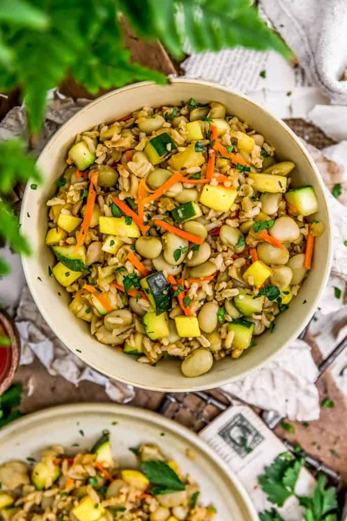 Country Lima Bean Fried Rice - Monkey and Me Kitchen Adventures