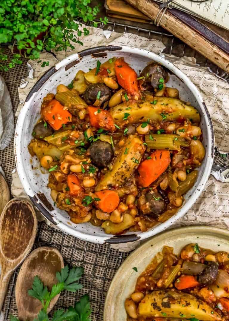 French Country Veggie Stew - Monkey and Me Kitchen Adventures
