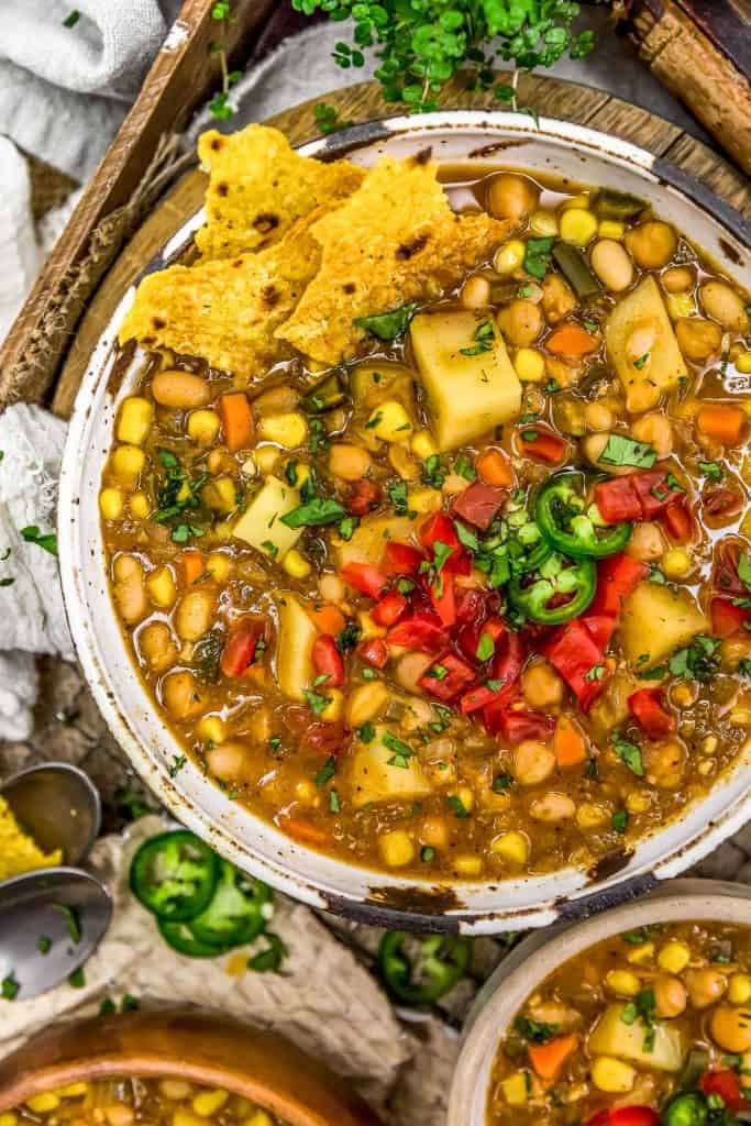 White Bean Potato Chili - Monkey and Me Kitchen Adventures