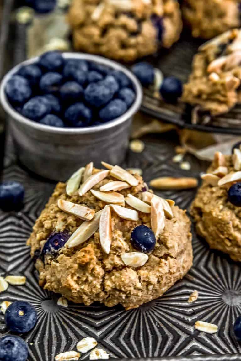 Blueberry Almond Breakfast Cookies - Monkey and Me Kitchen Adventures