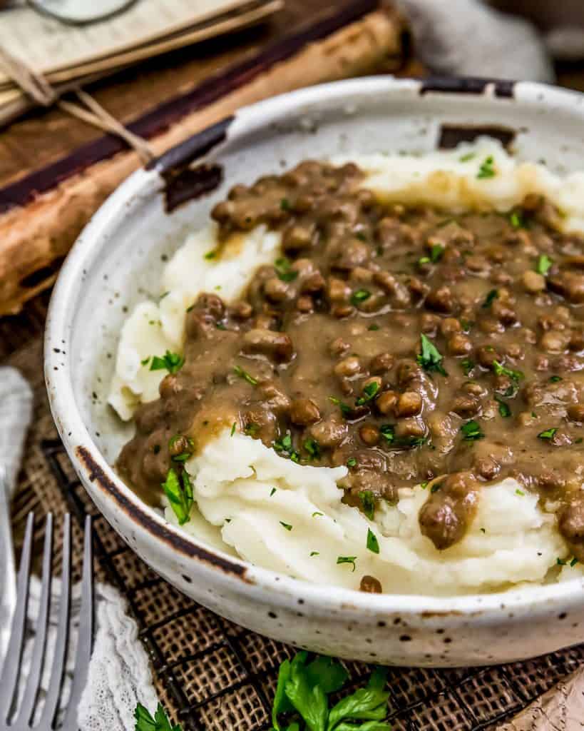 Vegan “Hamburger” Gravy (SOS) - Monkey and Me Kitchen Adventures