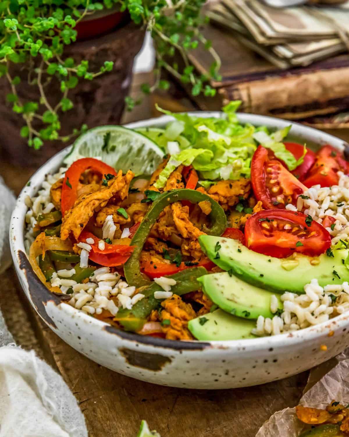 Vegan Soy Curl Fajitas - Monkey and Me Kitchen Adventures