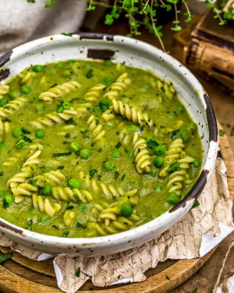 Spring Pea Soup - Monkey and Me Kitchen Adventures