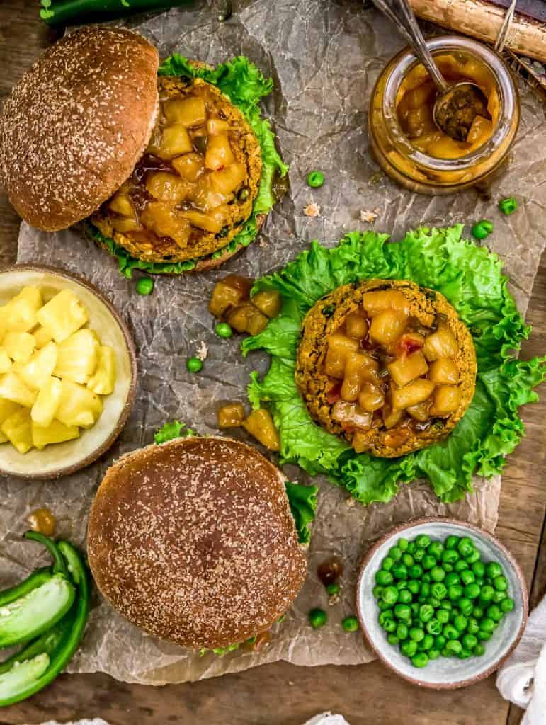 Vegan Curry Burger - Monkey and Me Kitchen Adventures