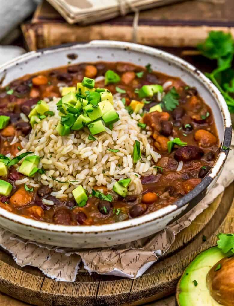 Vegan Charro Beans - Monkey and Me Kitchen Adventures