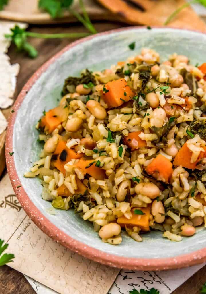 Roasted Butternut Squash Rice Skillet - Monkey and Me Kitchen Adventures