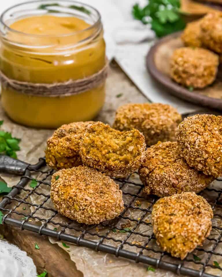 Vegan Chickpea Nuggets - Monkey and Me Kitchen Adventures