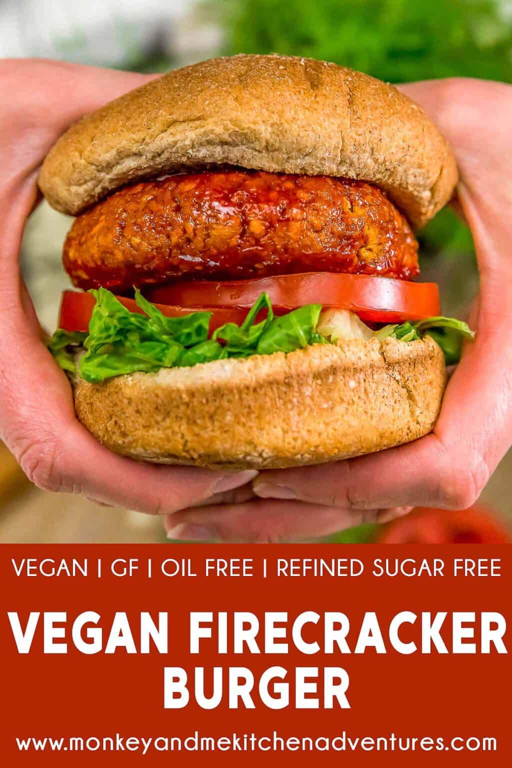 Vegan Firecracker Burgers - Monkey and Me Kitchen Adventures