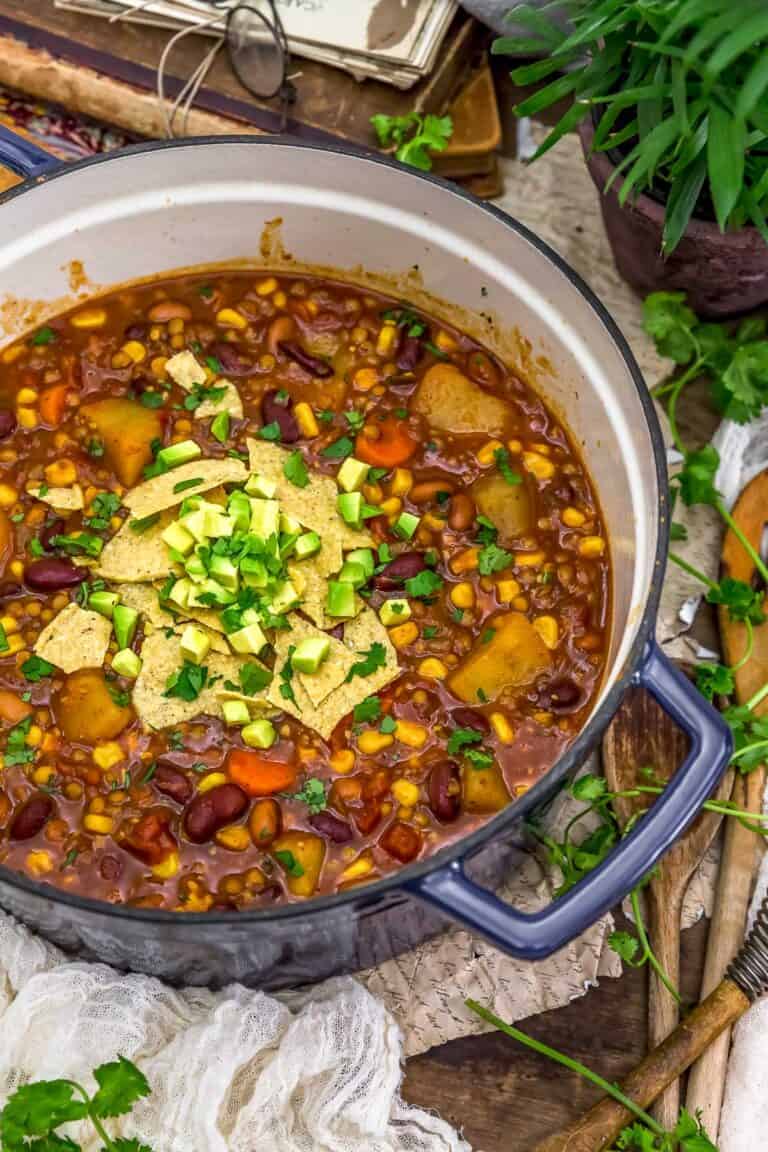 Vegan Cowboy Stew - Monkey and Me Kitchen Adventures