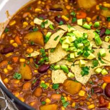 Vegan Cowboy Stew - Monkey and Me Kitchen Adventures
