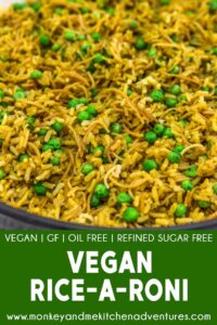 Vegan Rice-A-Roni - Monkey and Me Kitchen Adventures