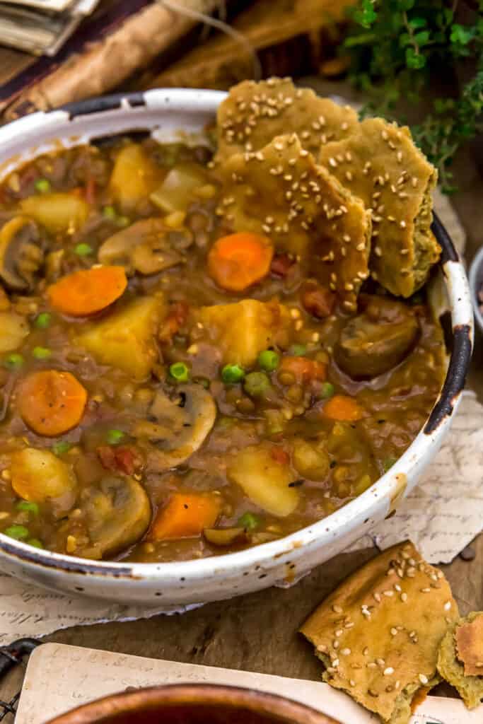 Mushroom Vegetable Stew - Monkey and Me Kitchen Adventures