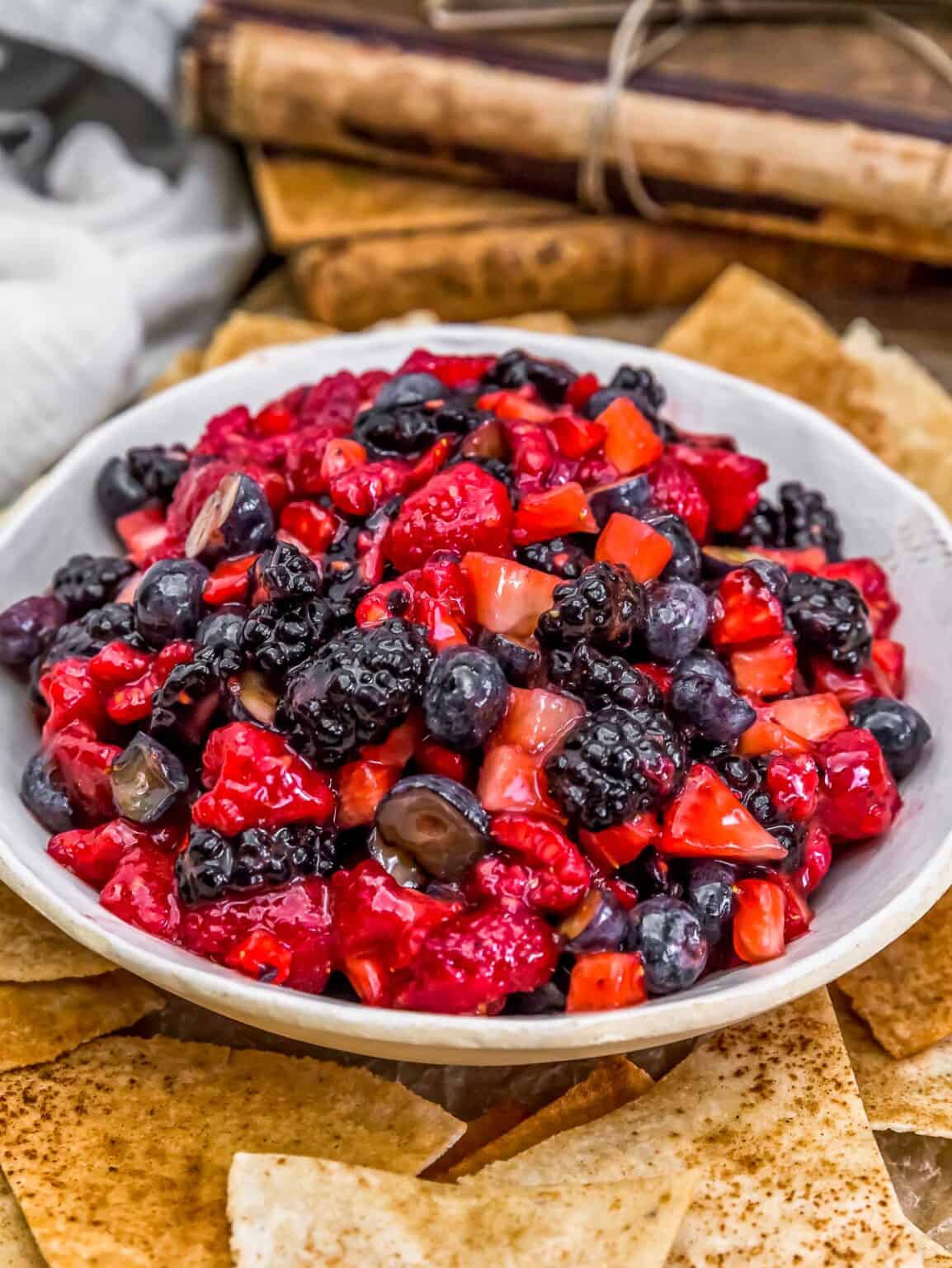 Berry Fruit Salsa - Monkey and Me Kitchen Adventures