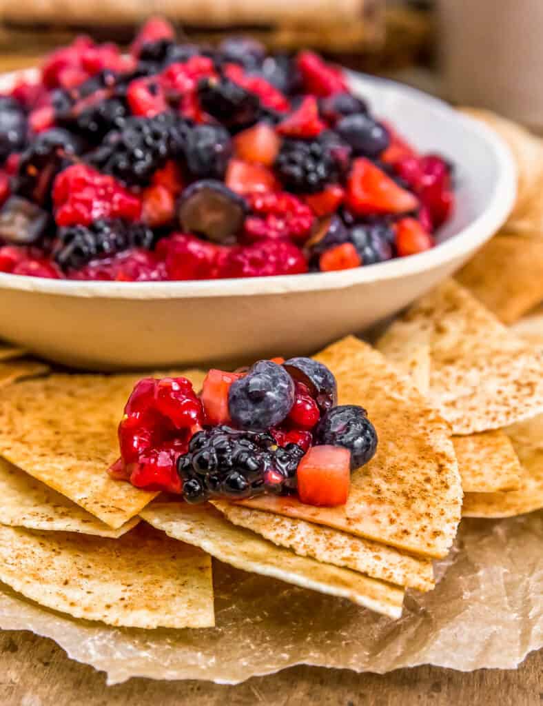 Berry Fruit Salsa - Monkey and Me Kitchen Adventures