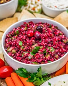 Cranberry Christmas Salsa - Monkey and Me Kitchen Adventures