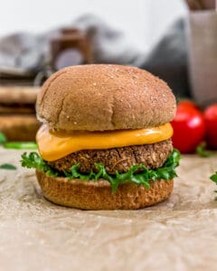 Mexican Bean Burger - Monkey and Me Kitchen Adventures
