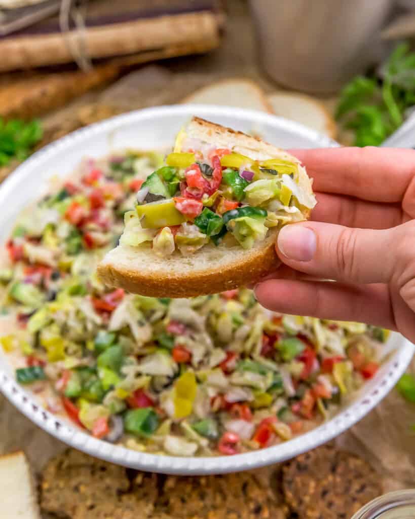 Vegan Italian Pepperoncini Dressing - Monkey and Me Kitchen Adventures