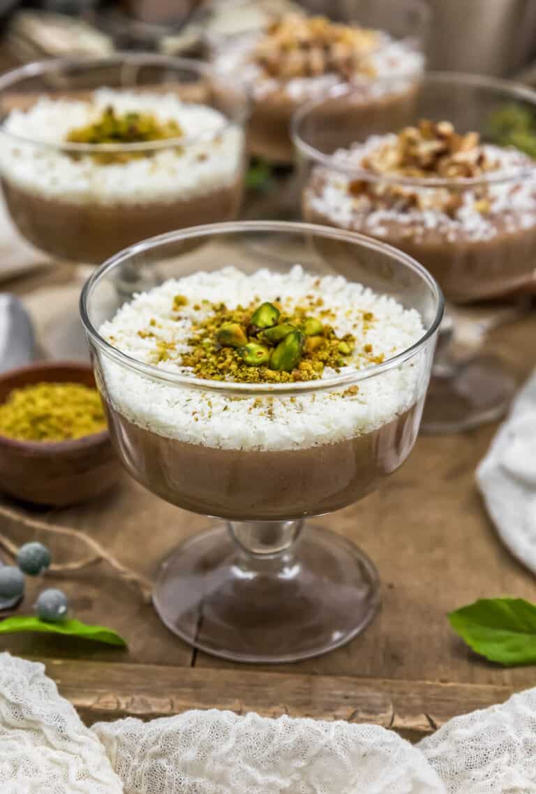 Spiced Rice Pudding (Lebanese Meghli) - Monkey and Me Kitchen Adventures