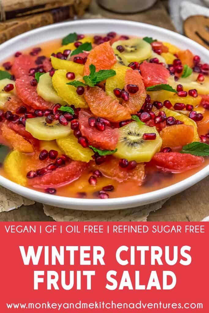 Winter Citrus Fruit Salad - Monkey and Me Kitchen Adventures