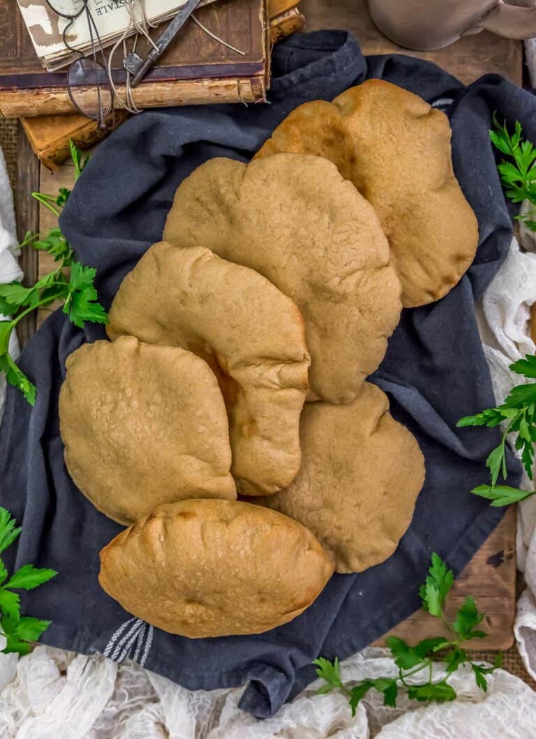 Healthy Whole Grain Pita Bread - Monkey and Me Kitchen Adventures