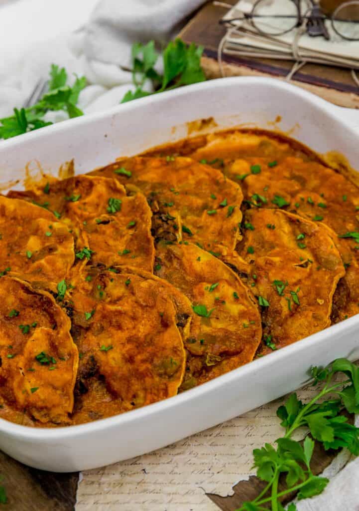 Easy Fold-Over Bean Enchiladas - Monkey and Me Kitchen Adventures