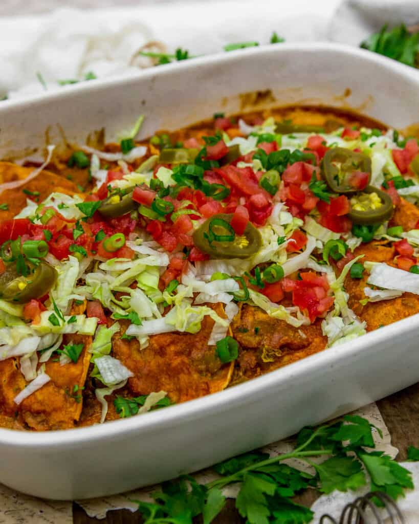 Easy Fold-Over Bean Enchiladas - Monkey and Me Kitchen Adventures