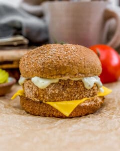 Vegan Fillet O Fish Sandwich - Monkey and Me Kitchen Adventures